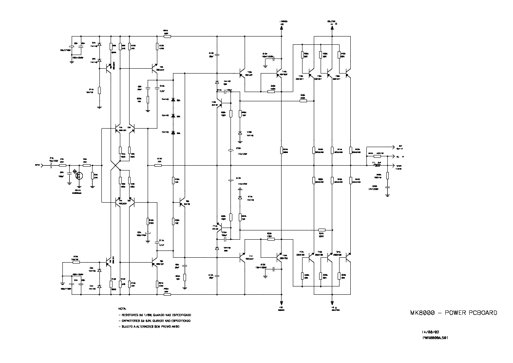 MARK AUDIO MK 8500 AUDIO SCH Service Manual Download Schematics