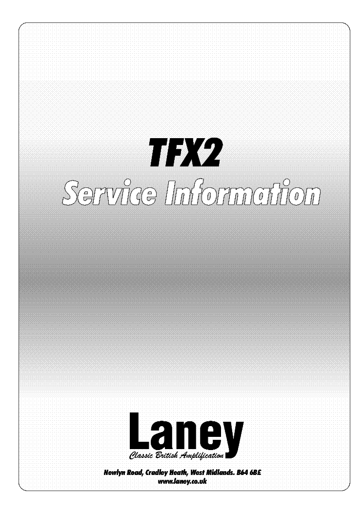 LANEY TFX2 SCHEMATIC Service Manual Download Schematics Eeprom