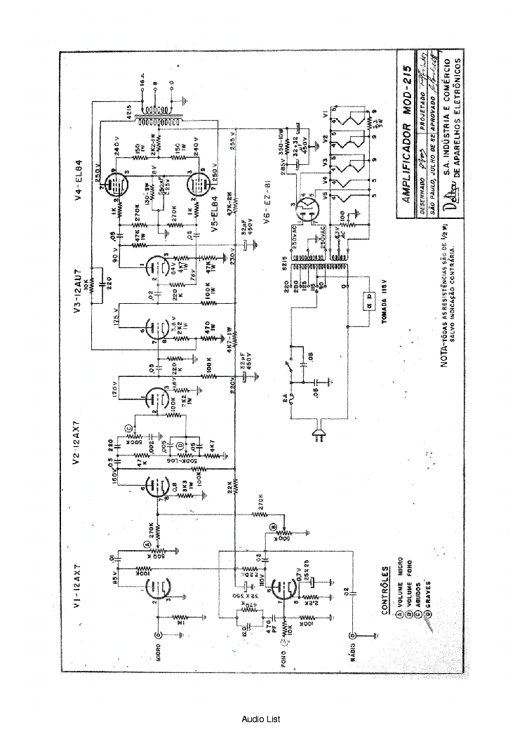 DELTA MODEL 215 SCH Service Manual download, schematics, eeprom, repair ...