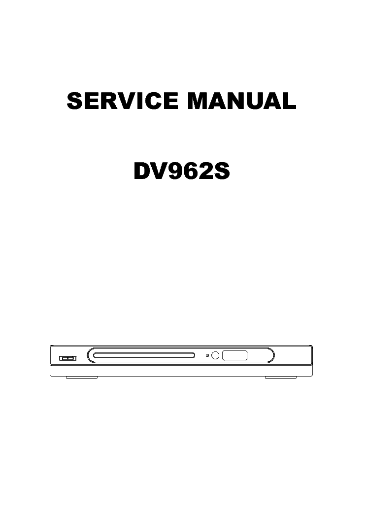 BBK DV962S SM Service Manual download, schematics, eeprom, repair info ...