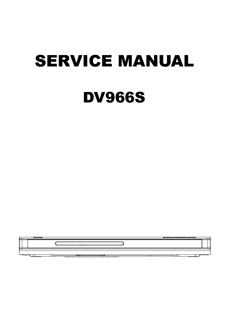 BBK DV966S Service Manual download, schematics, eeprom, repair info for ...