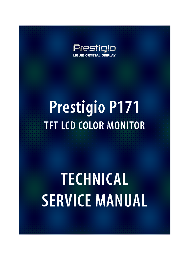 PRESTIGIO 171 Service Manual download, schematics, eeprom, repair info ...